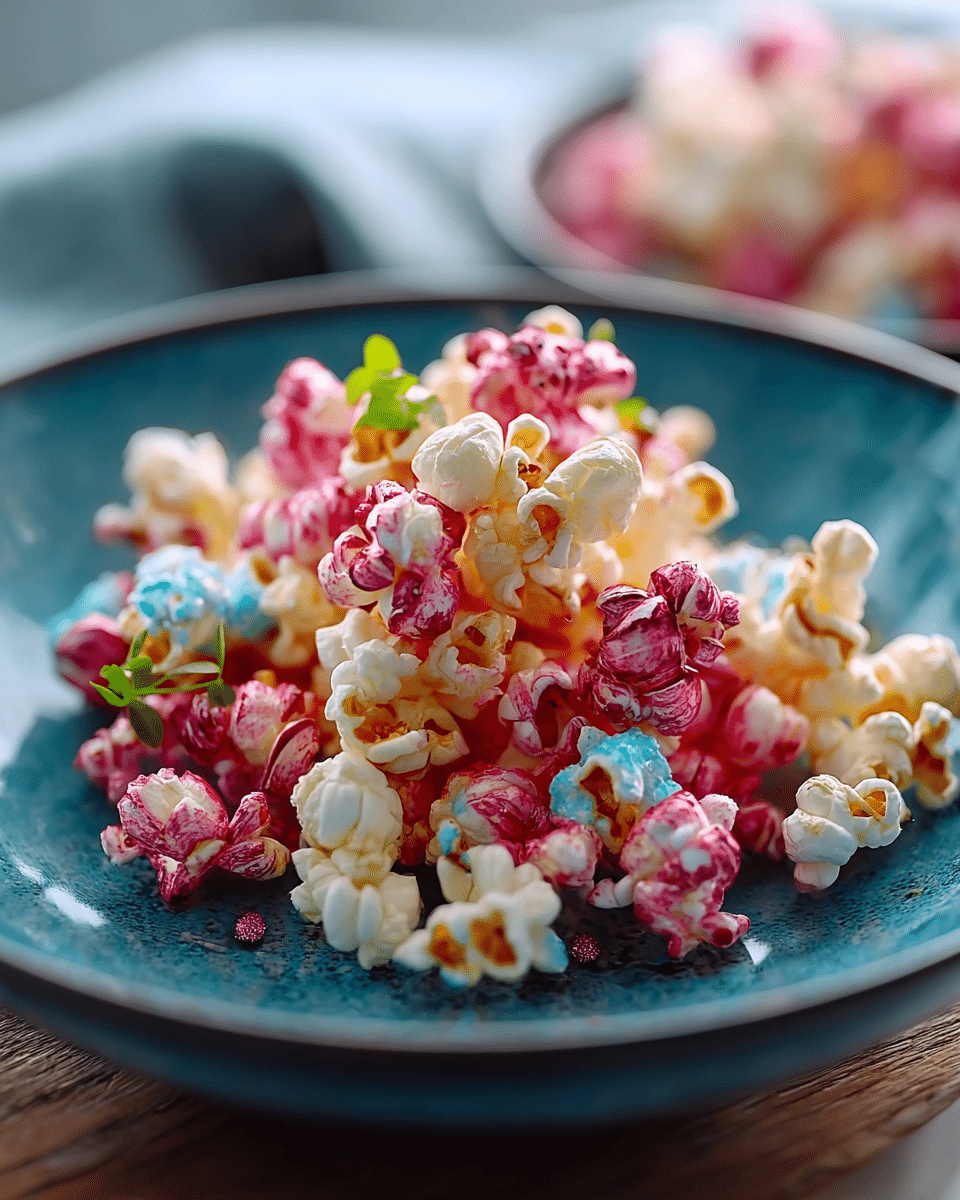 Cotton Candy Popcorn - cookandairies