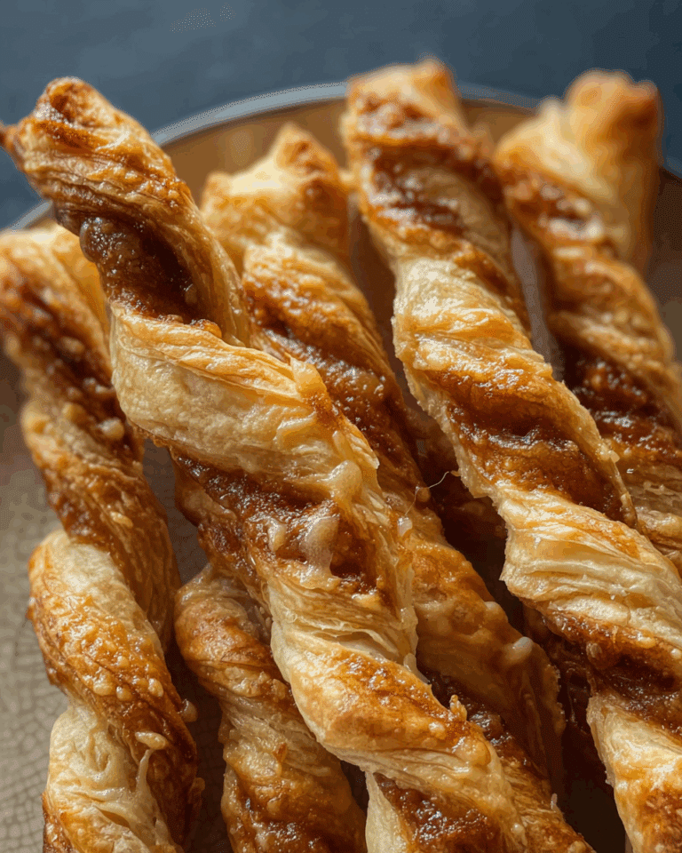 Puff Pastry Cookie Butter Twists - cookandairies
